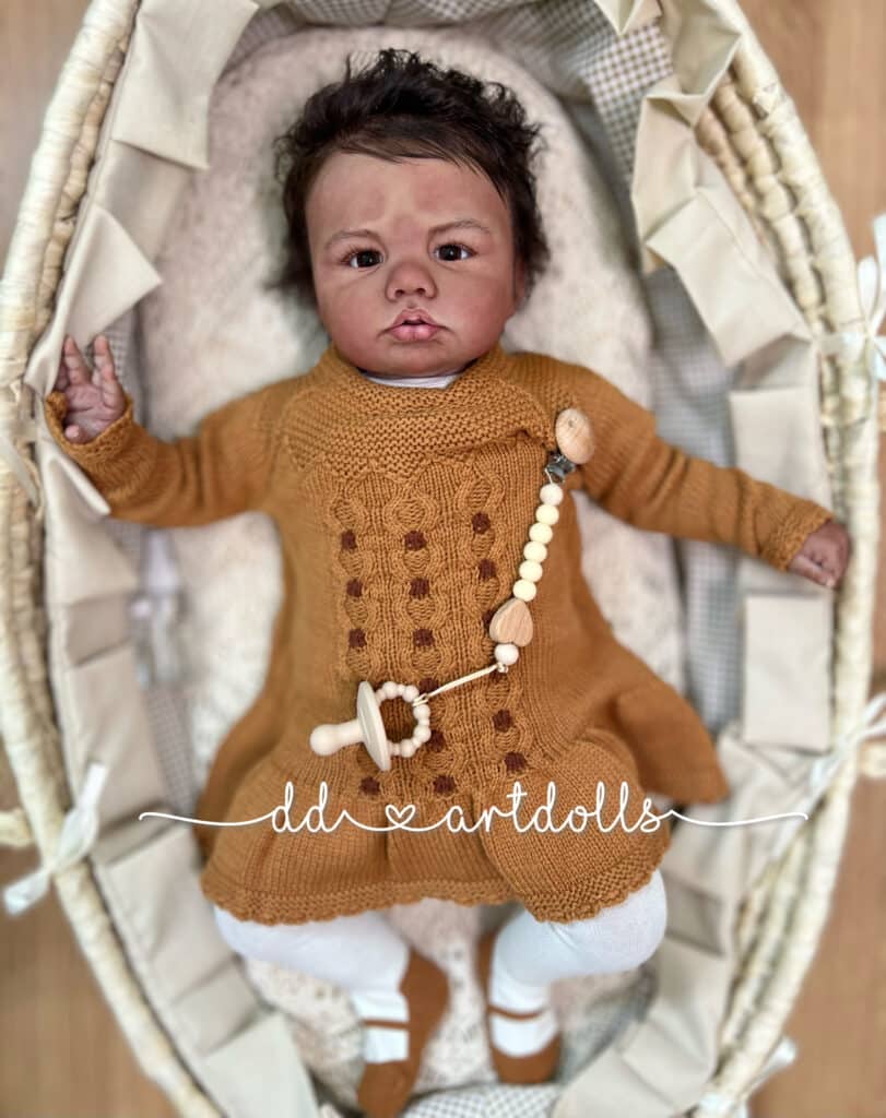 Danica Artist proof #3, Finished Cloth-Body Silicone Doll - DD ArtDolls