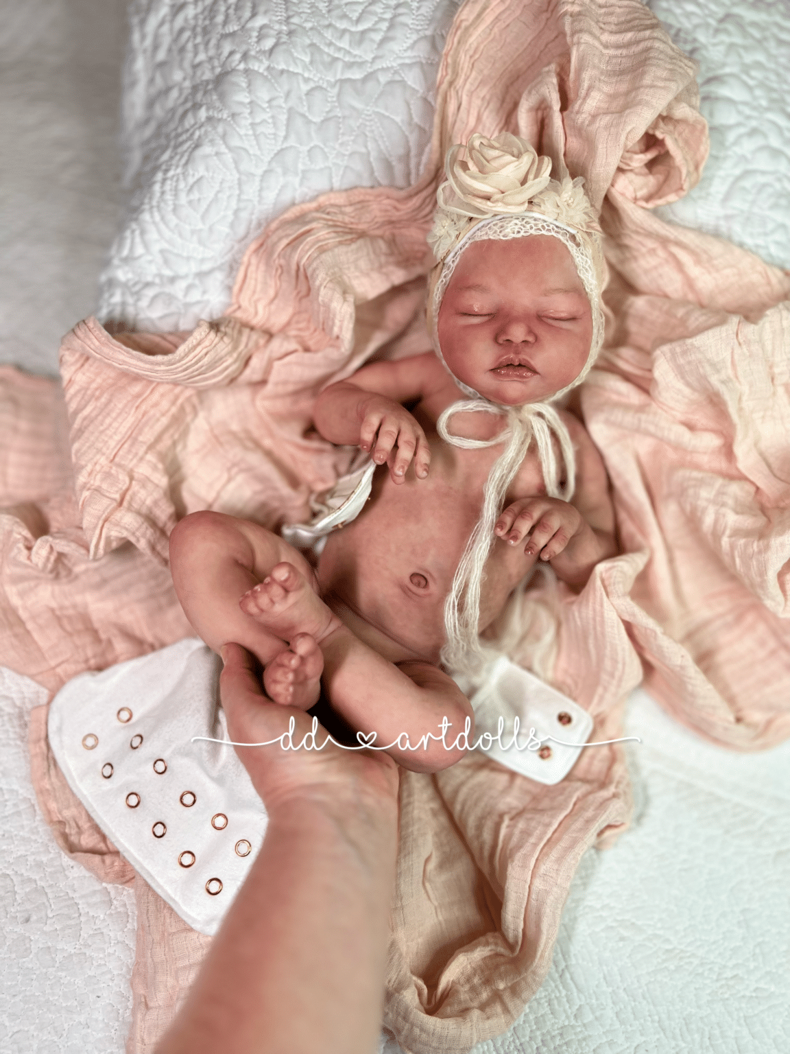 Emma Full Body Silicone BLANK doll kit - DD ArtDolls
